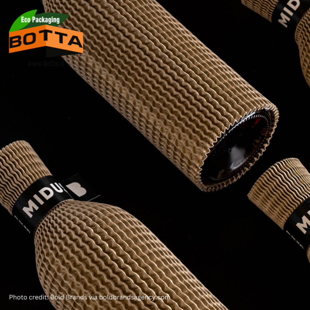 Eco-Sleeve / Elastic Corrugated Bottle Covers - BOTTA PACKAGING » eco ...