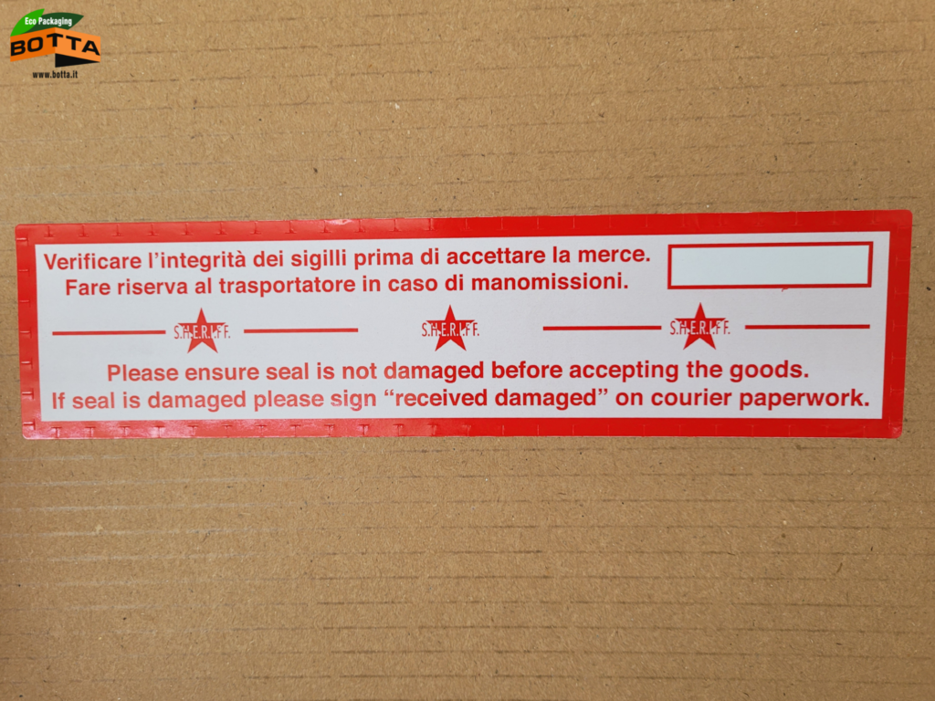 Eco-Safety Seal - BOTTA PACKAGING » eco-packaging solutions