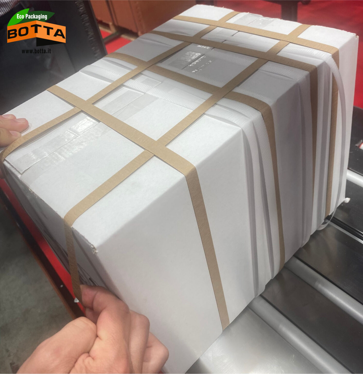 ECO-PAPER STRAPPING - BOTTA PACKAGING » eco-packaging solutions