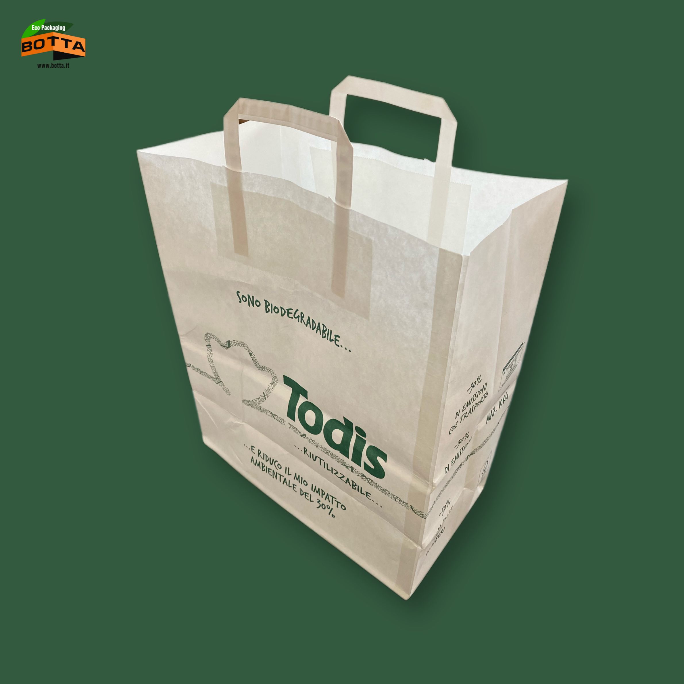 Eco-Soft Touch Shopper Reusable - BOTTA PACKAGING » eco-packaging solutions