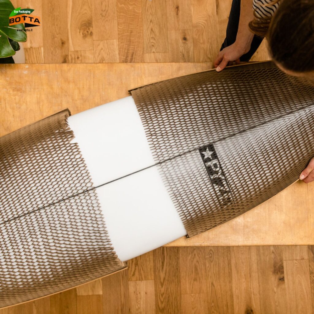 Flexi-Hex® Surfboard Sleeve - BOTTA PACKAGING » eco-packaging solutions